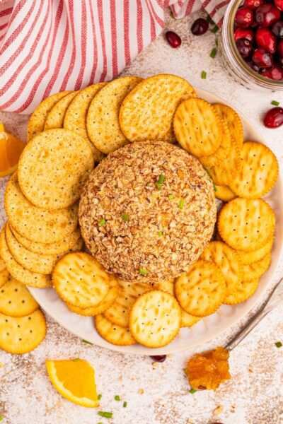 Cranberry Orange Cheese Ball - xoxoBella