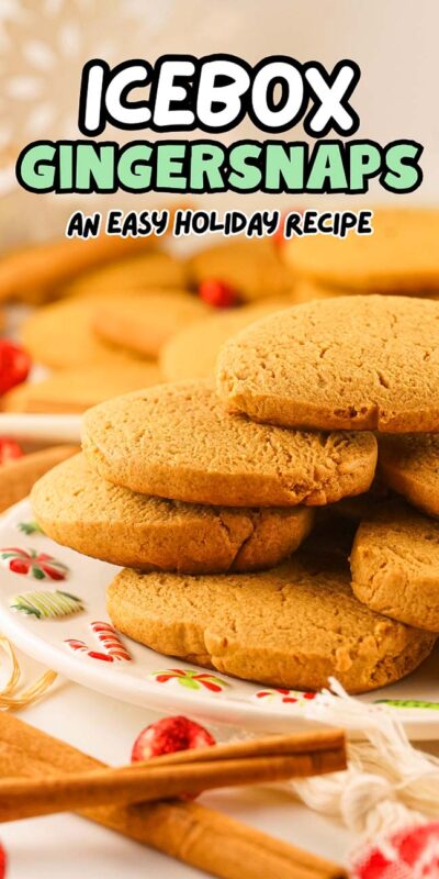 Gingersnap Icebox Cookies - xoxoBella