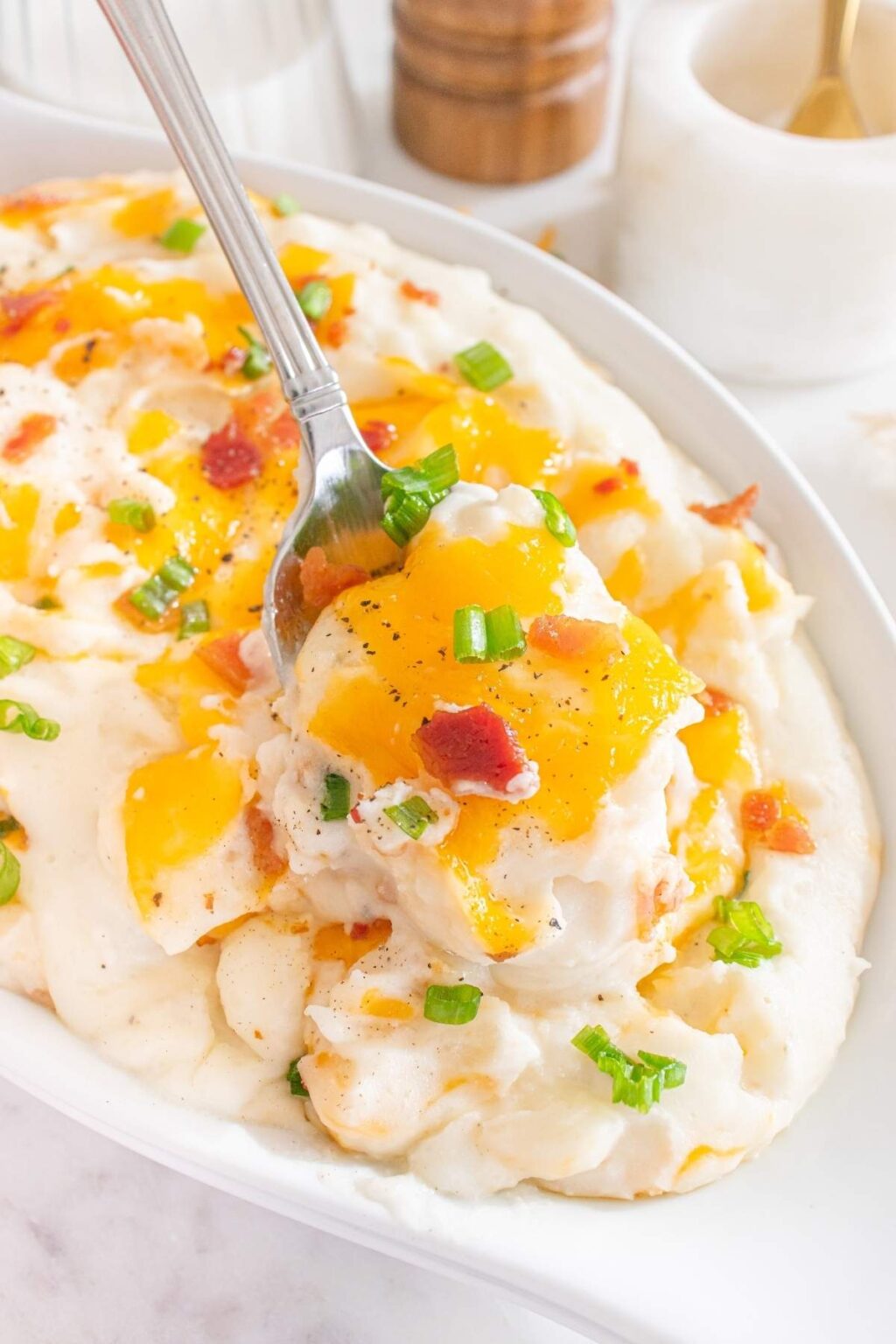 Loaded Mashed Potato Casserole - xoxoBella