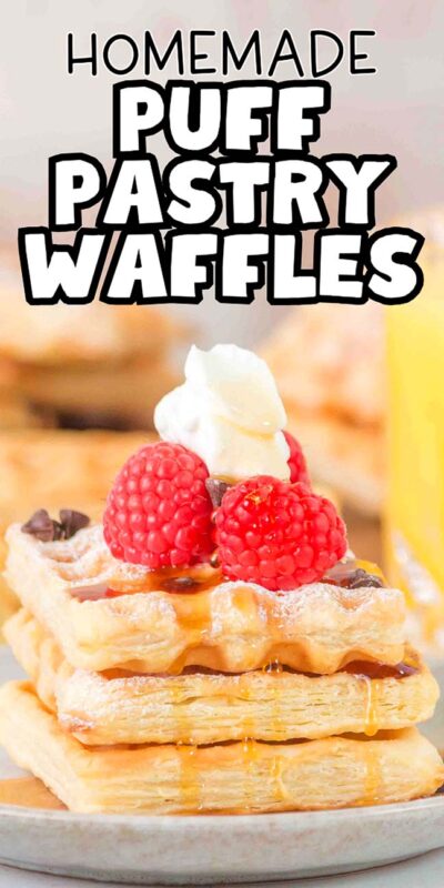 Puff Pastry Waffles - xoxoBella
