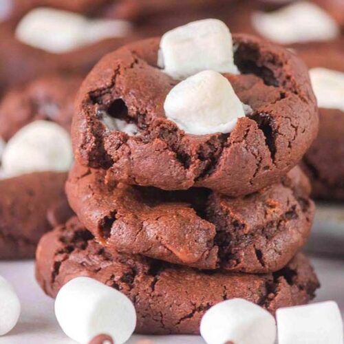 Chocolate Marshmallow Cookies - xoxoBella