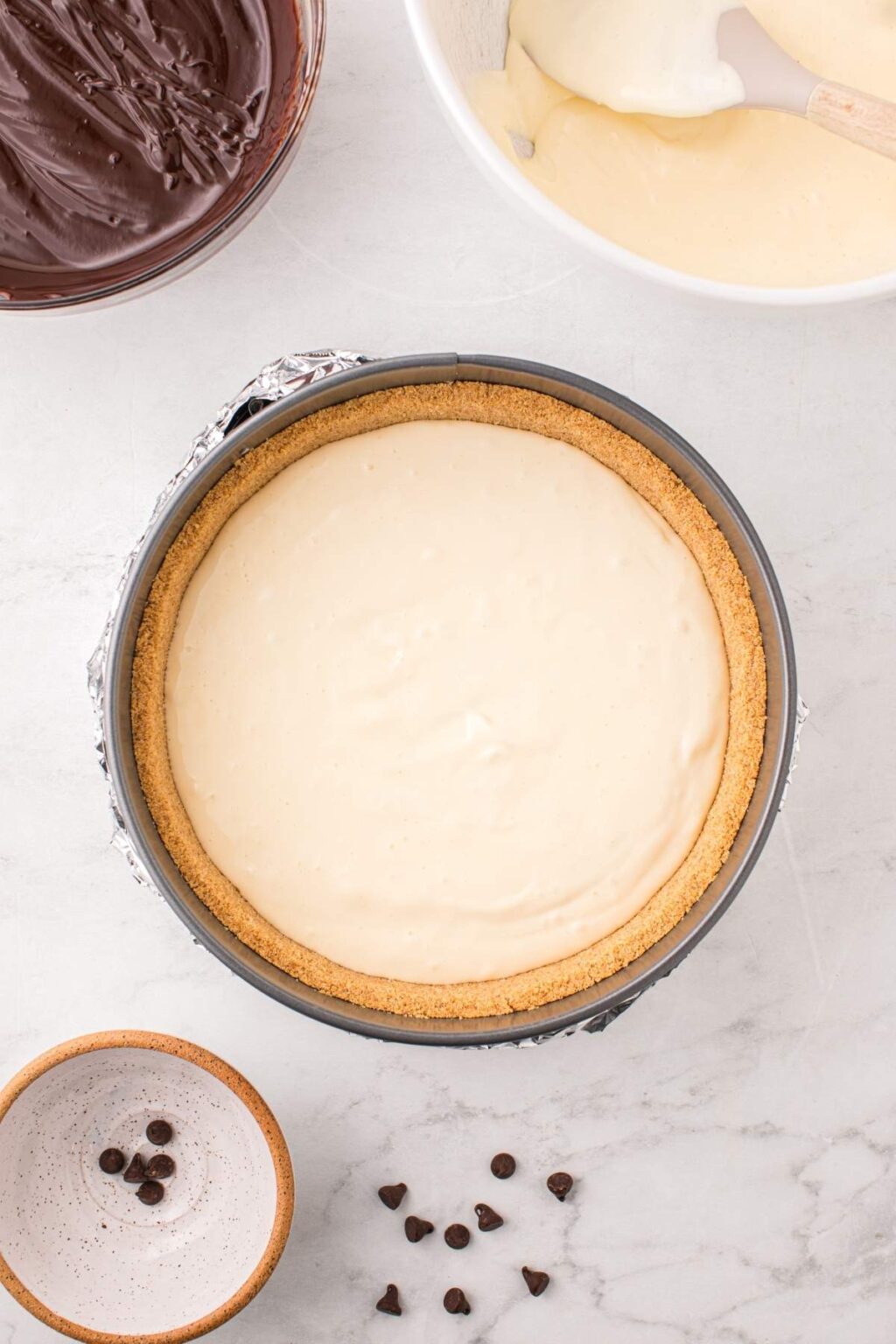 Chocolate Swirl Cheesecake - xoxoBella