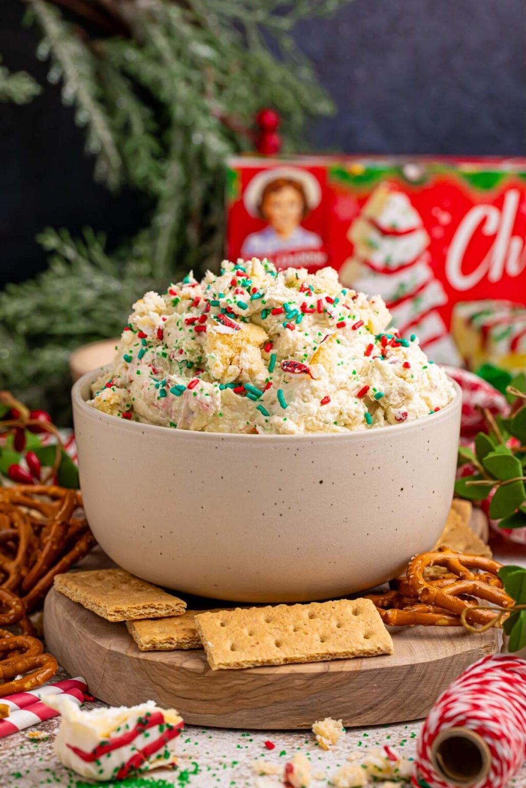Christmas Tree Cake Dip - xoxoBella