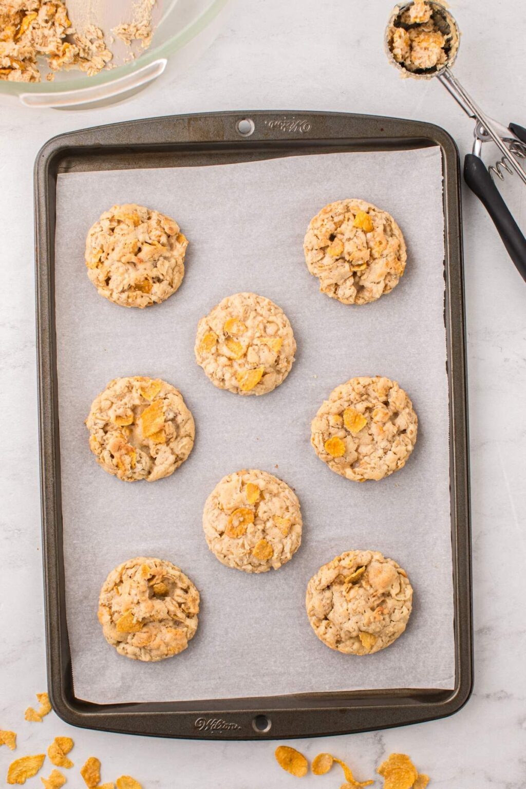 Cornflake Cookies - xoxoBella