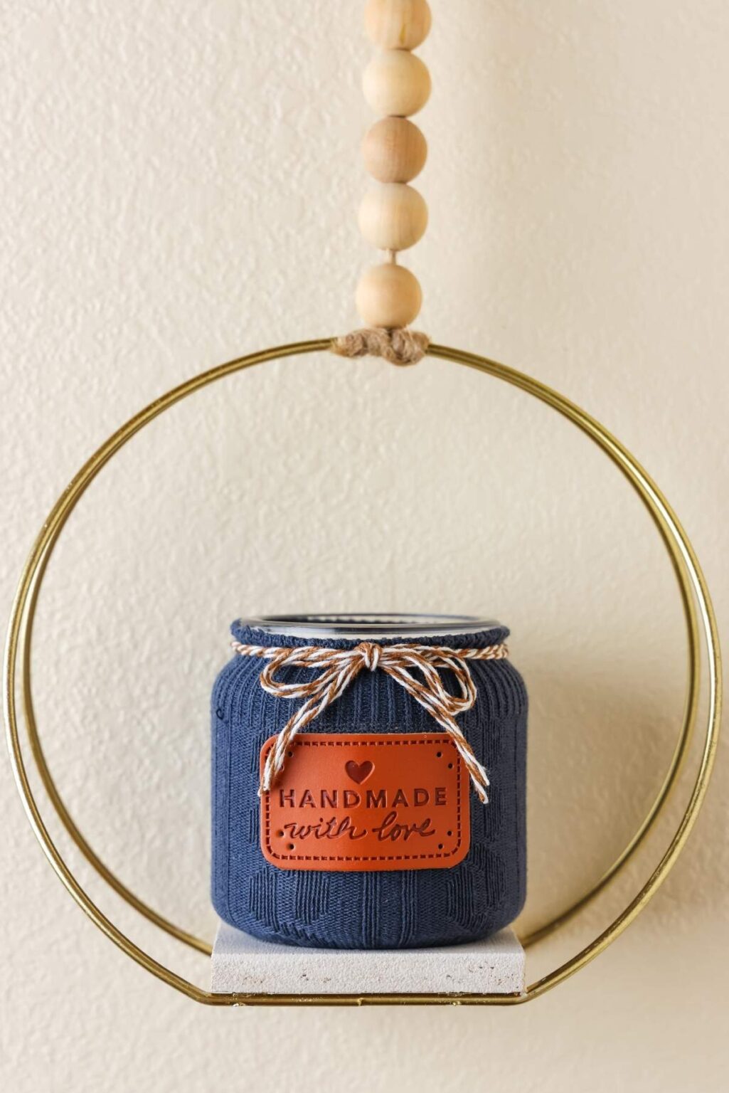 DIY Candle Sweater Cozy - xoxoBella