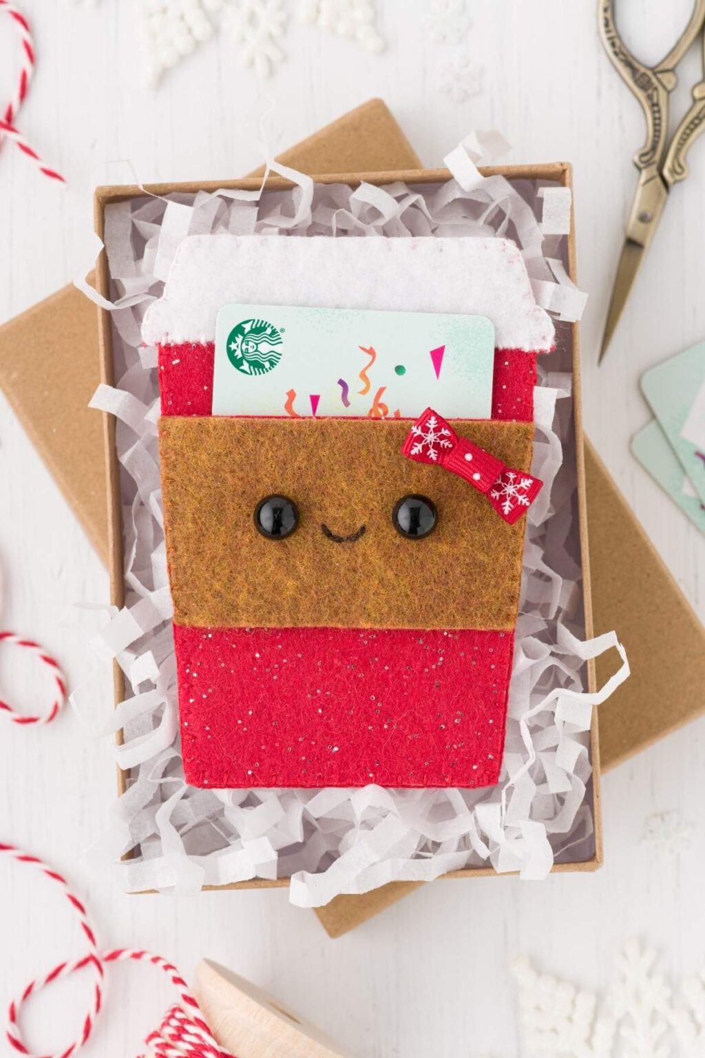 DIY Felt Christmas Gift Card Holder