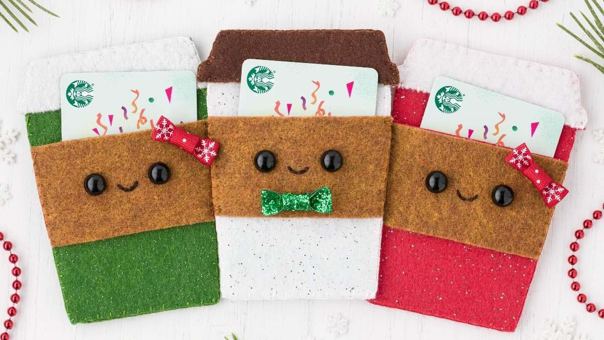 DIY Felt Christmas Gift Card Holder