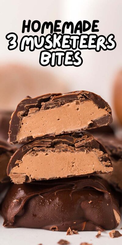 Homemade 3 Musketeers Bites
