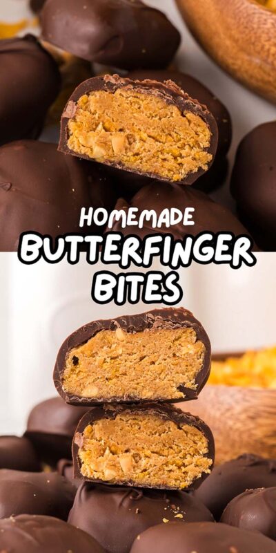 Homemade Butterfinger Bites