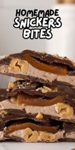 Homemade Snickers Bites