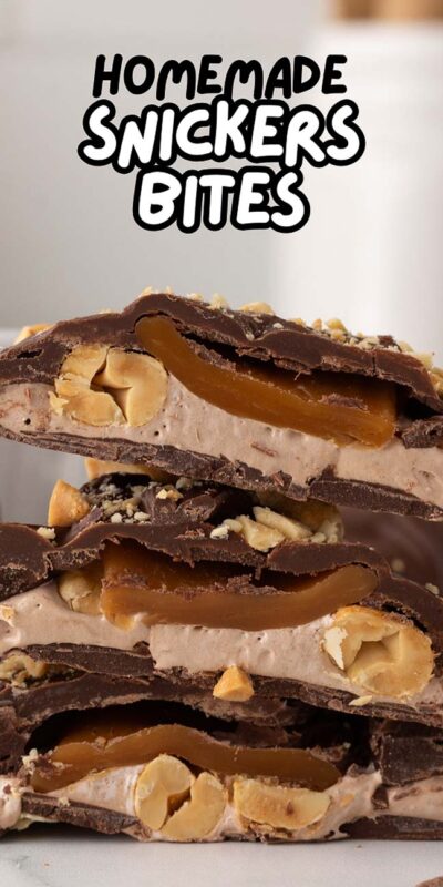 Homemade Snickers Bites