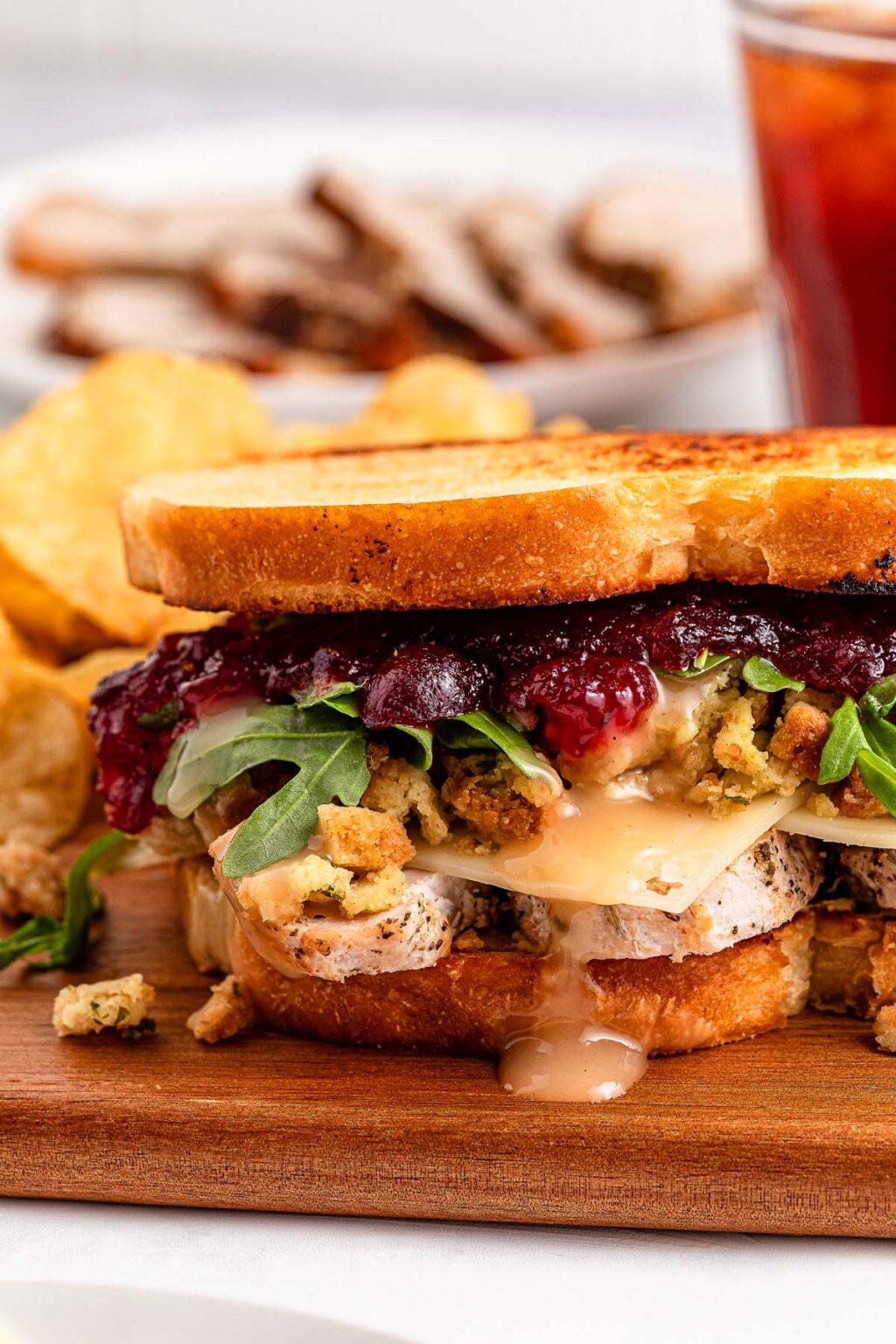 Thanksgiving Leftovers Sandwich