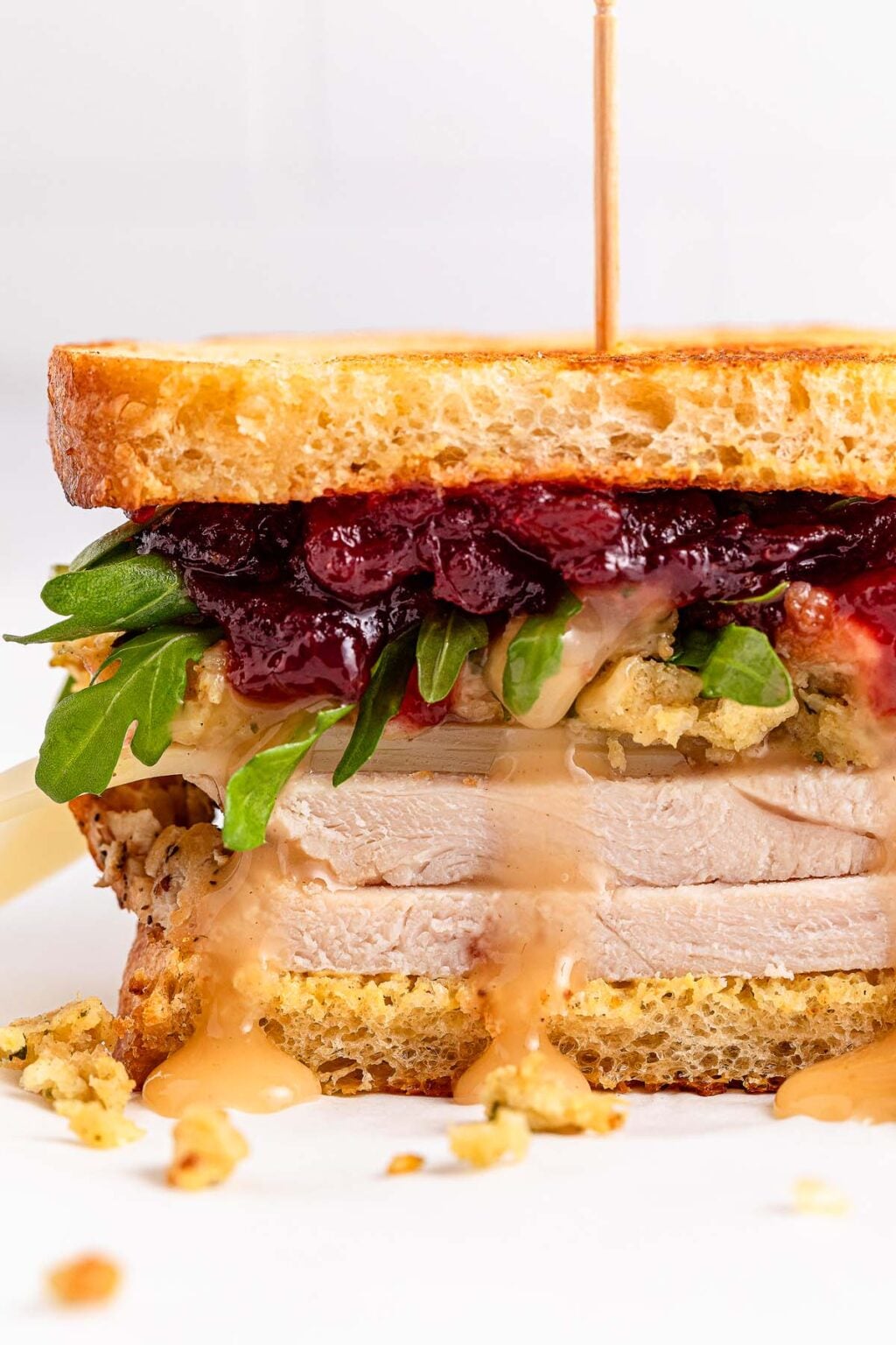 Thanksgiving Leftovers Sandwich