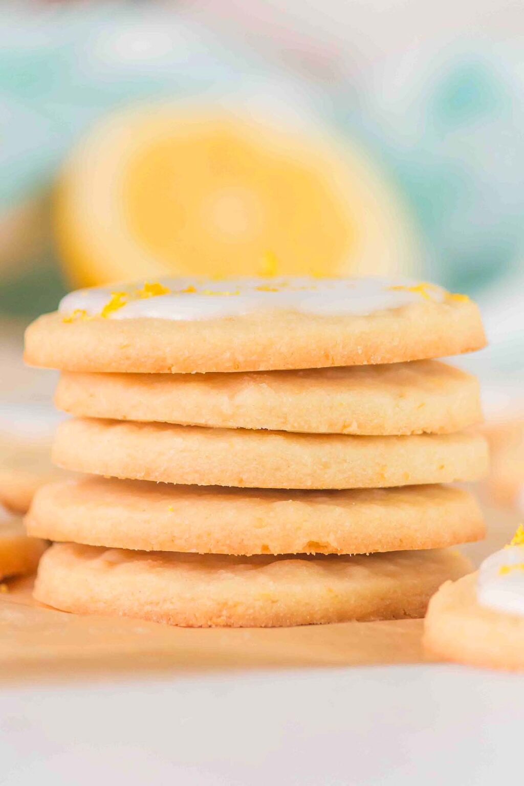 Lemon Shortbread Cookies - xoxoBella
