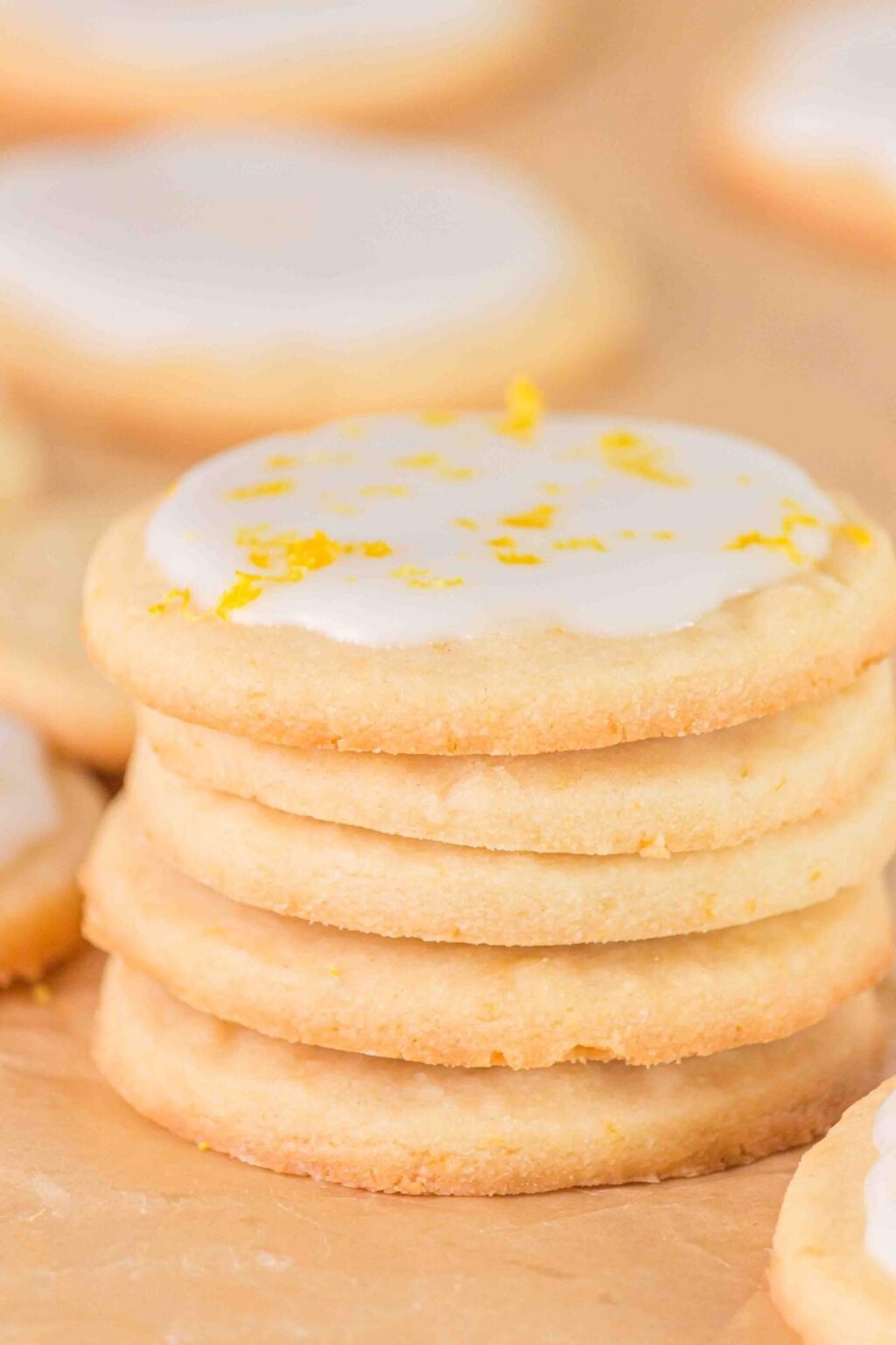 Lemon Shortbread Cookies - xoxoBella