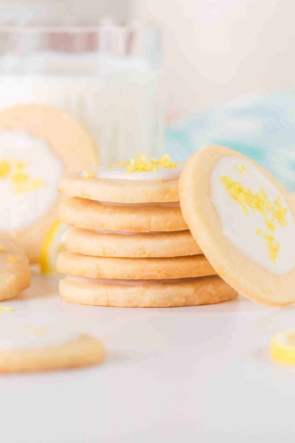 Lemon Shortbread Cookies - xoxoBella
