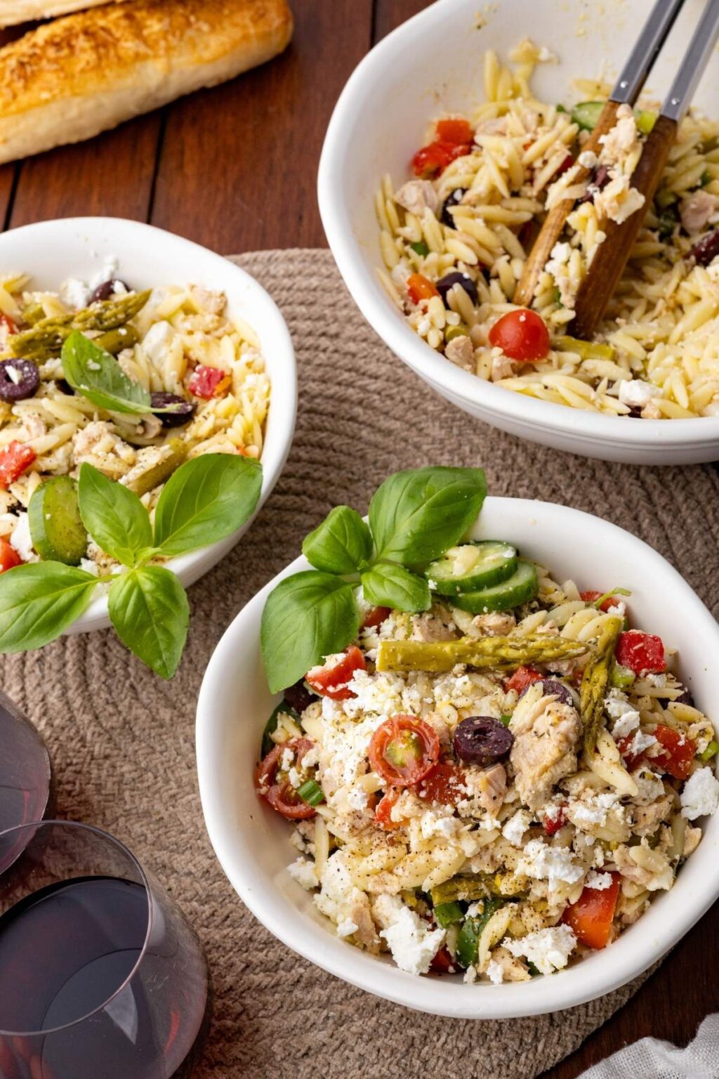 Mediterranean Tuna Orzo Salad