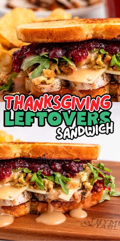 Thanksgiving Leftovers Sandwich