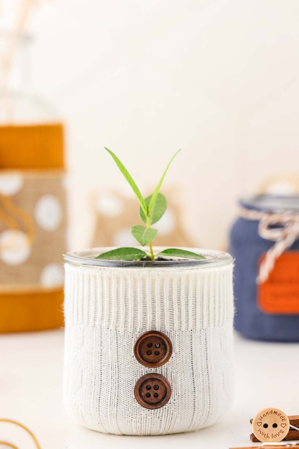 DIY Candle Sweater Cozy - xoxoBella