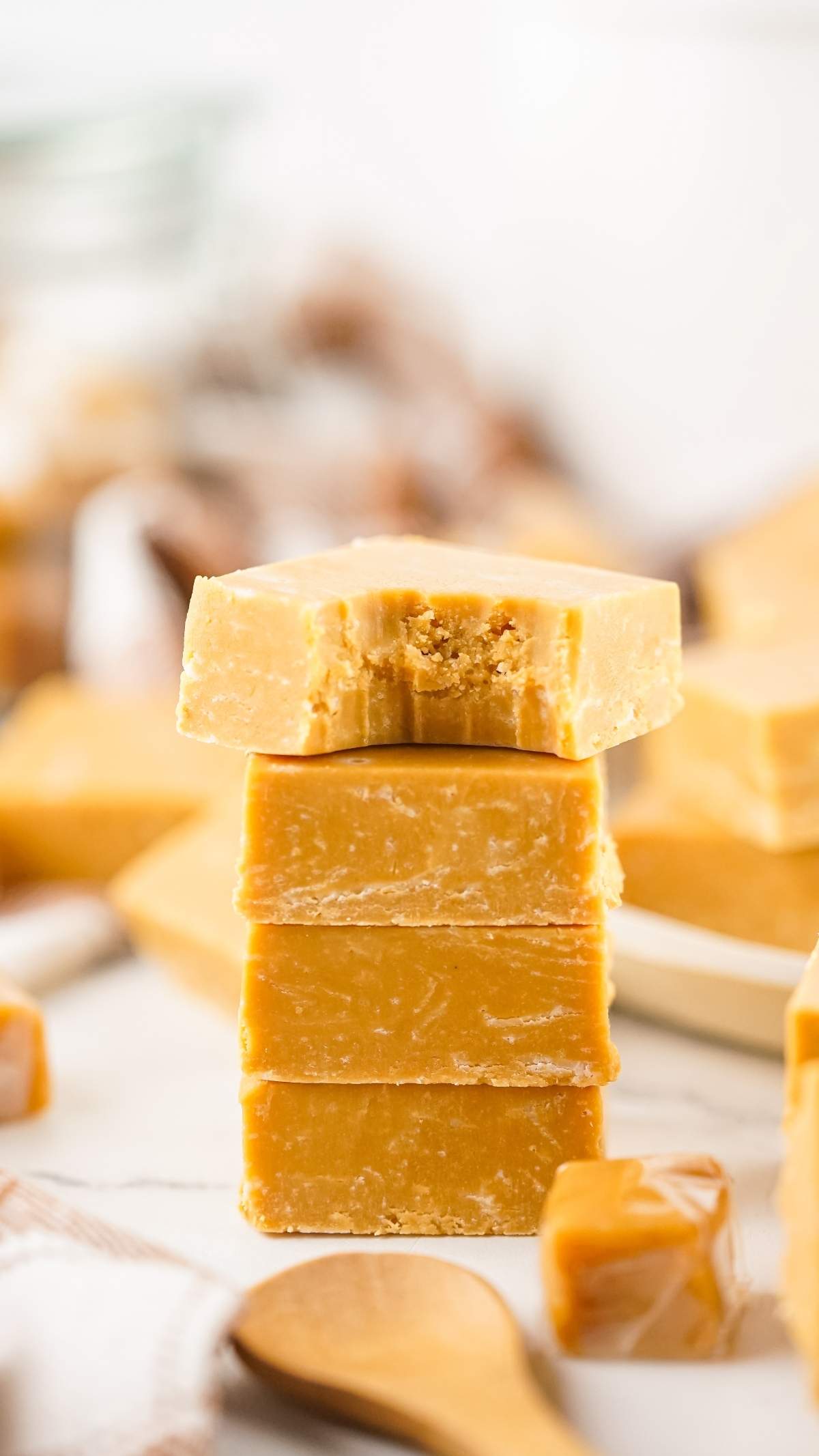 2-Ingredient Caramel Fudge - xoxoBella