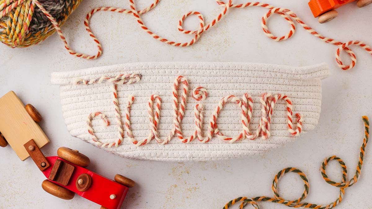 DIY Personalized Baskets - xoxoBella