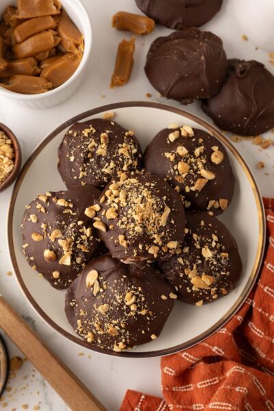 Homemade Snickers Bites