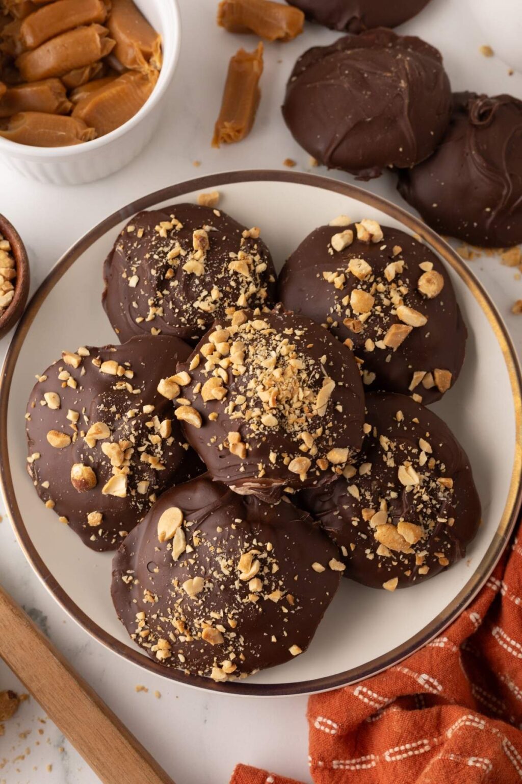 Homemade Snickers Bites