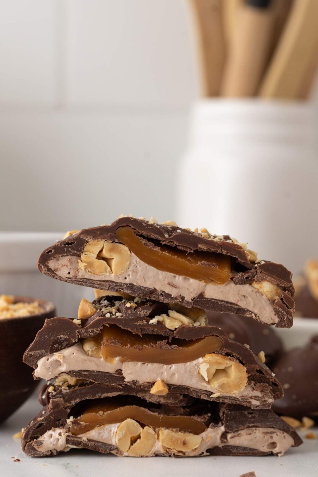 Homemade Snickers Bites