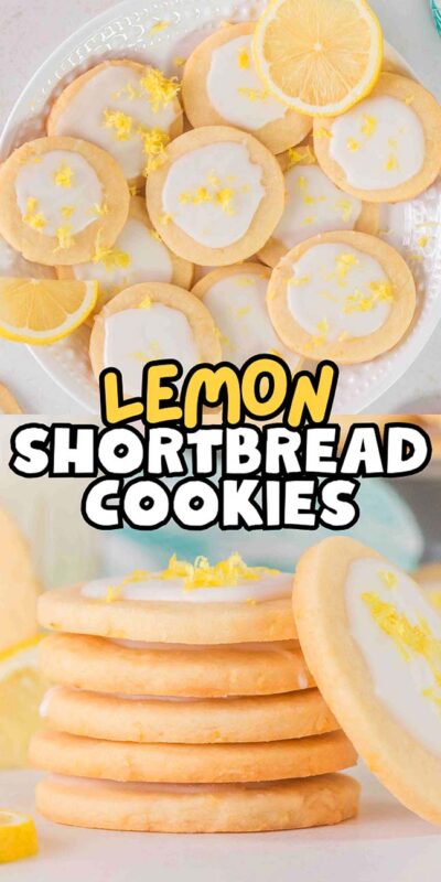 Lemon Shortbread Cookies - xoxoBella