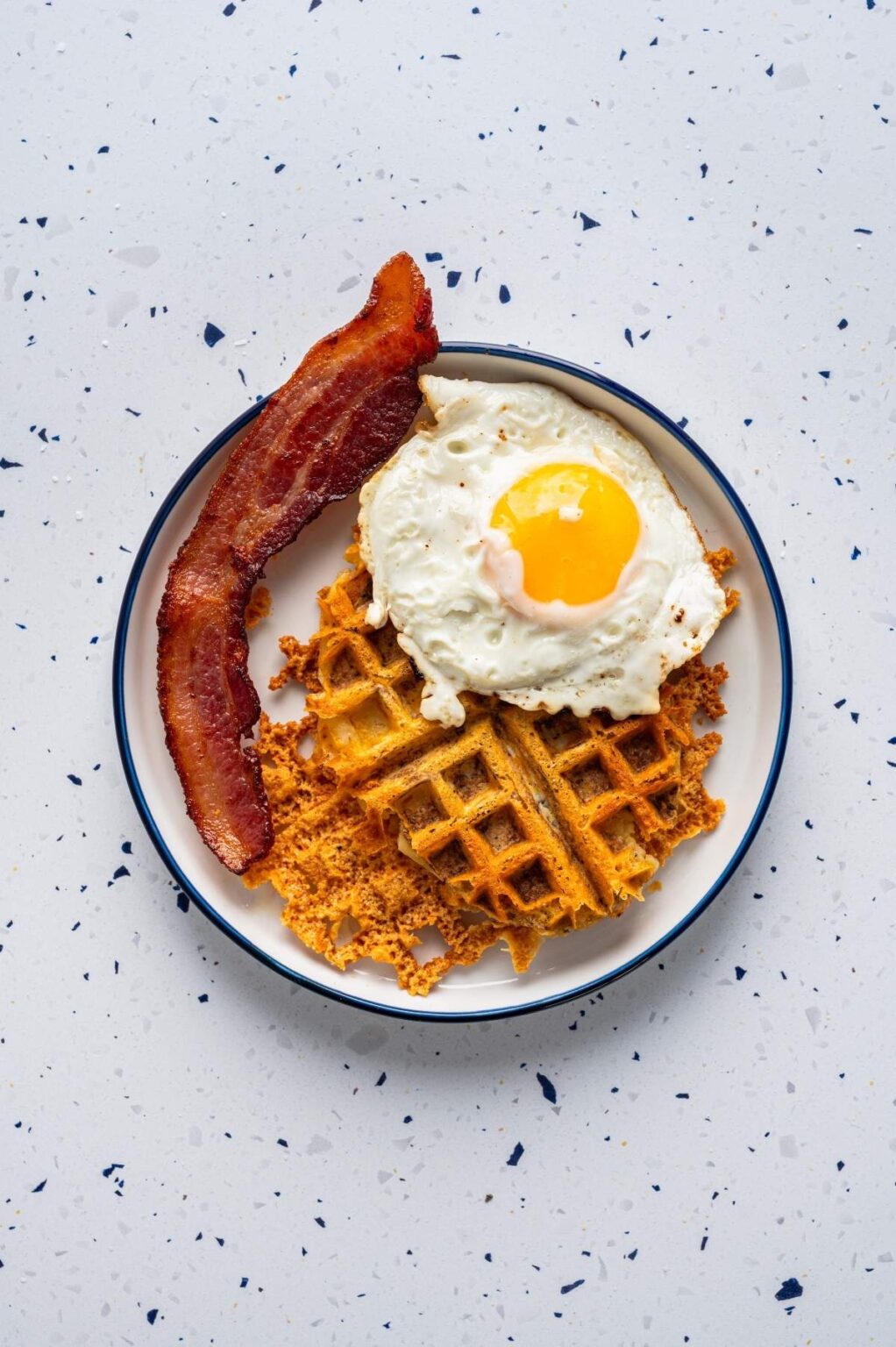 Cheesy Potato Waffles