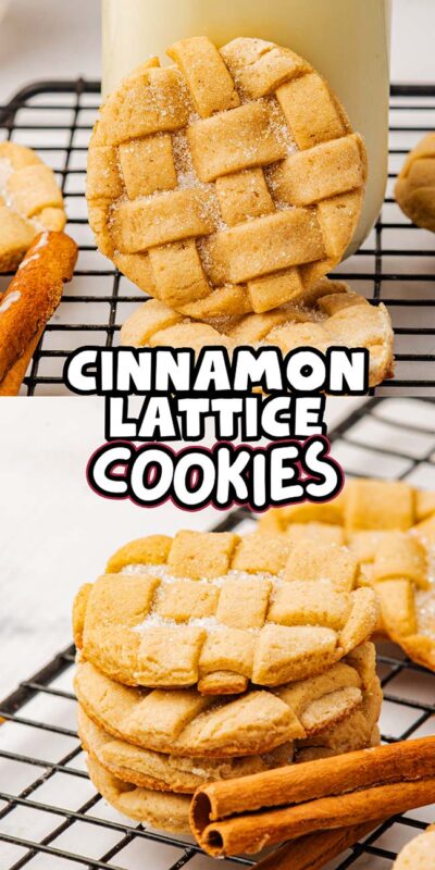 Cinnamon Lattice Cookies