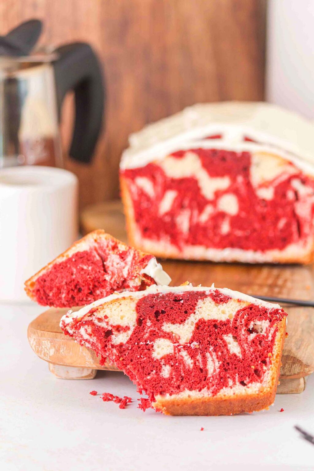 Red Velvet Marble Loaf