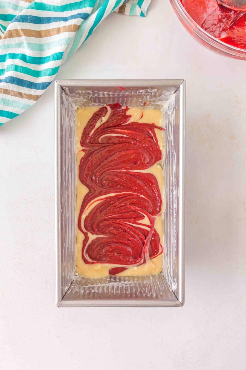 Red Velvet Marble Loaf