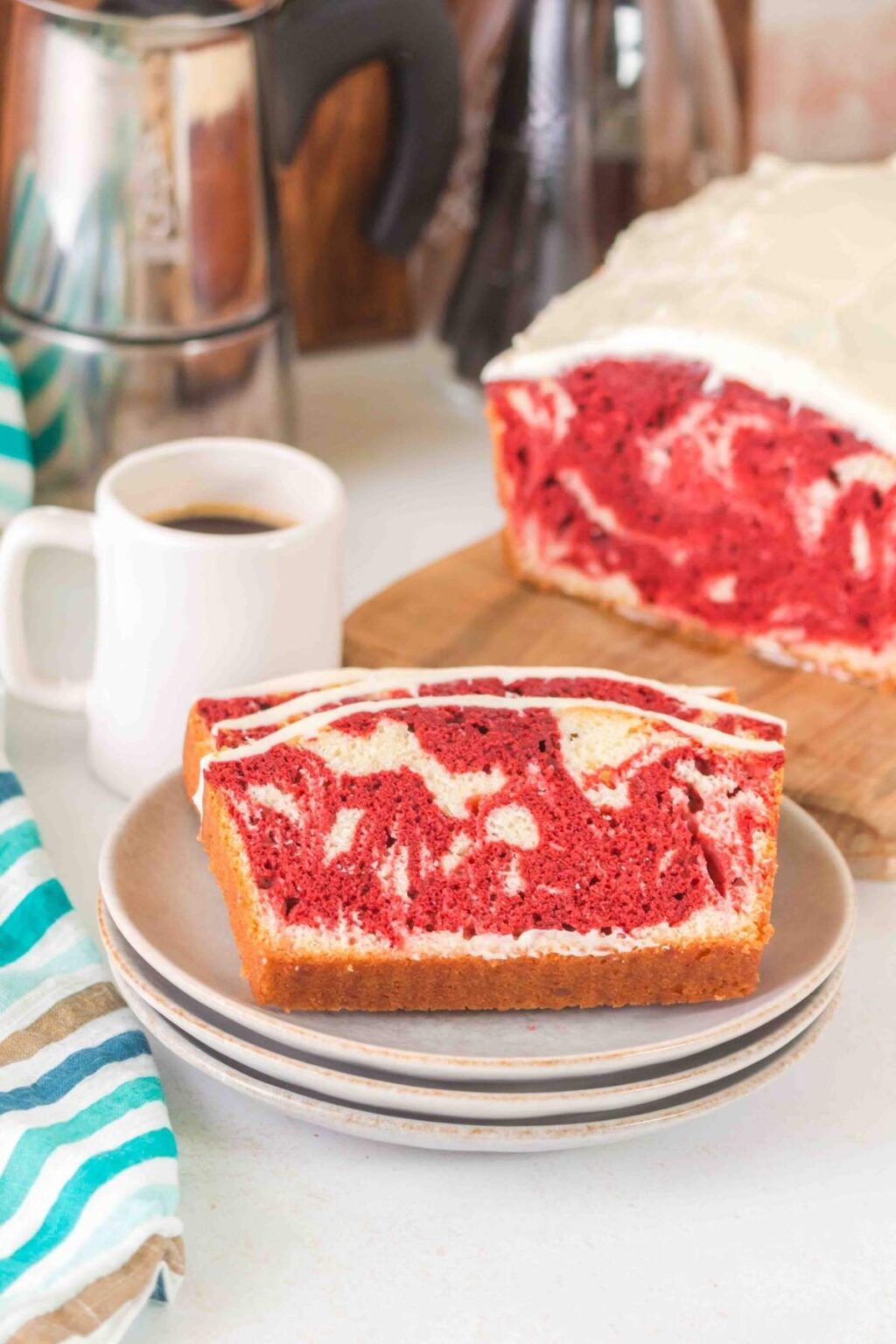 Red Velvet Marble Loaf