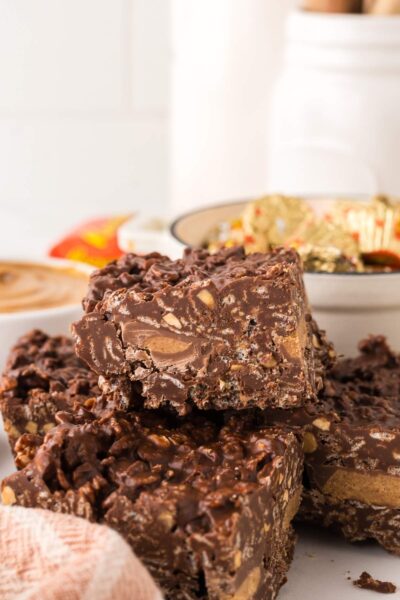 Chocolate Peanut Butter Crunch Bars