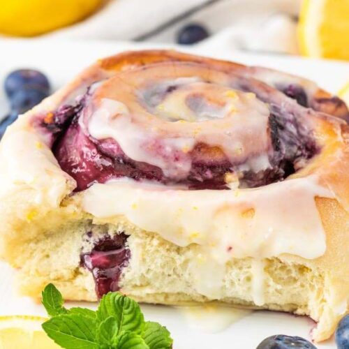 Lemon Blueberry Sweet Rolls