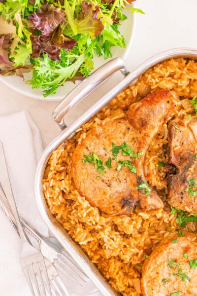 Pork Chop and Rice Casserole