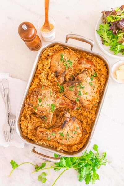 Pork Chop and Rice Casserole