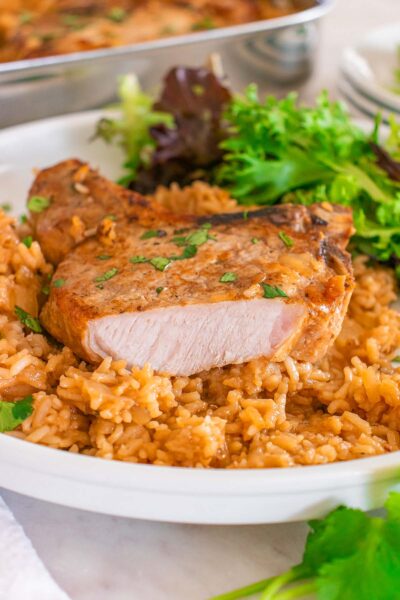 Pork Chop and Rice Casserole