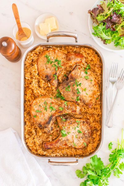 Pork Chop and Rice Casserole