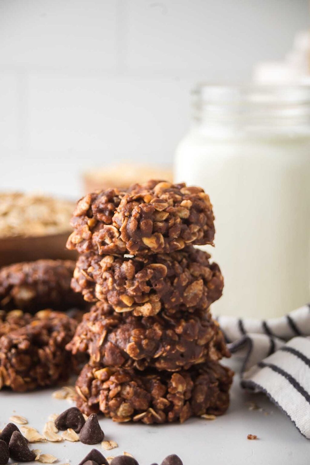 Chocolate Peanut Butter No Bake Cookies