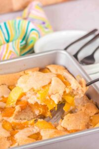Bisquick Peach Cobbler