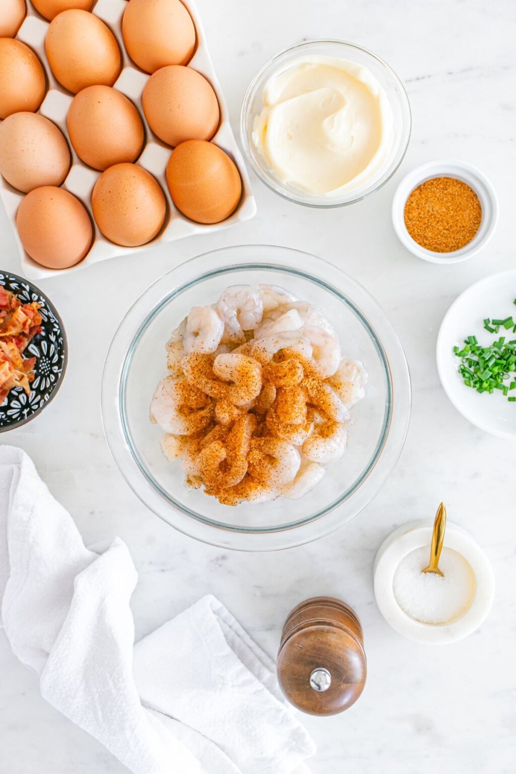 Cajun Shrimp Deviled Eggs