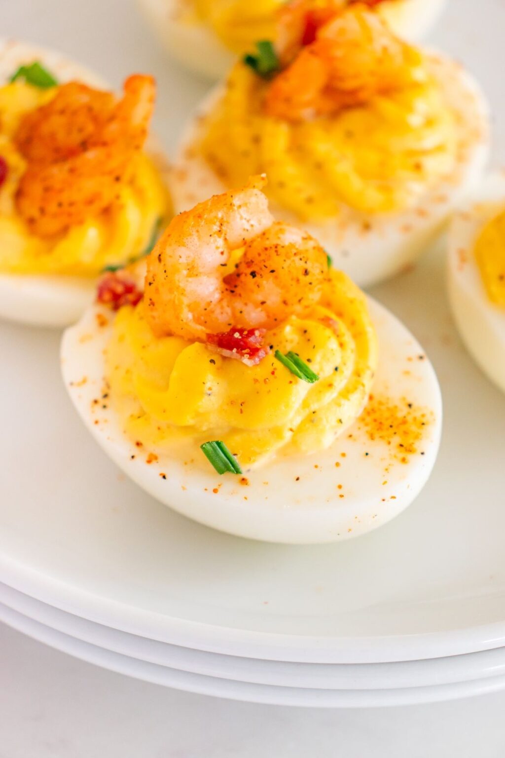Cajun Shrimp Deviled Eggs