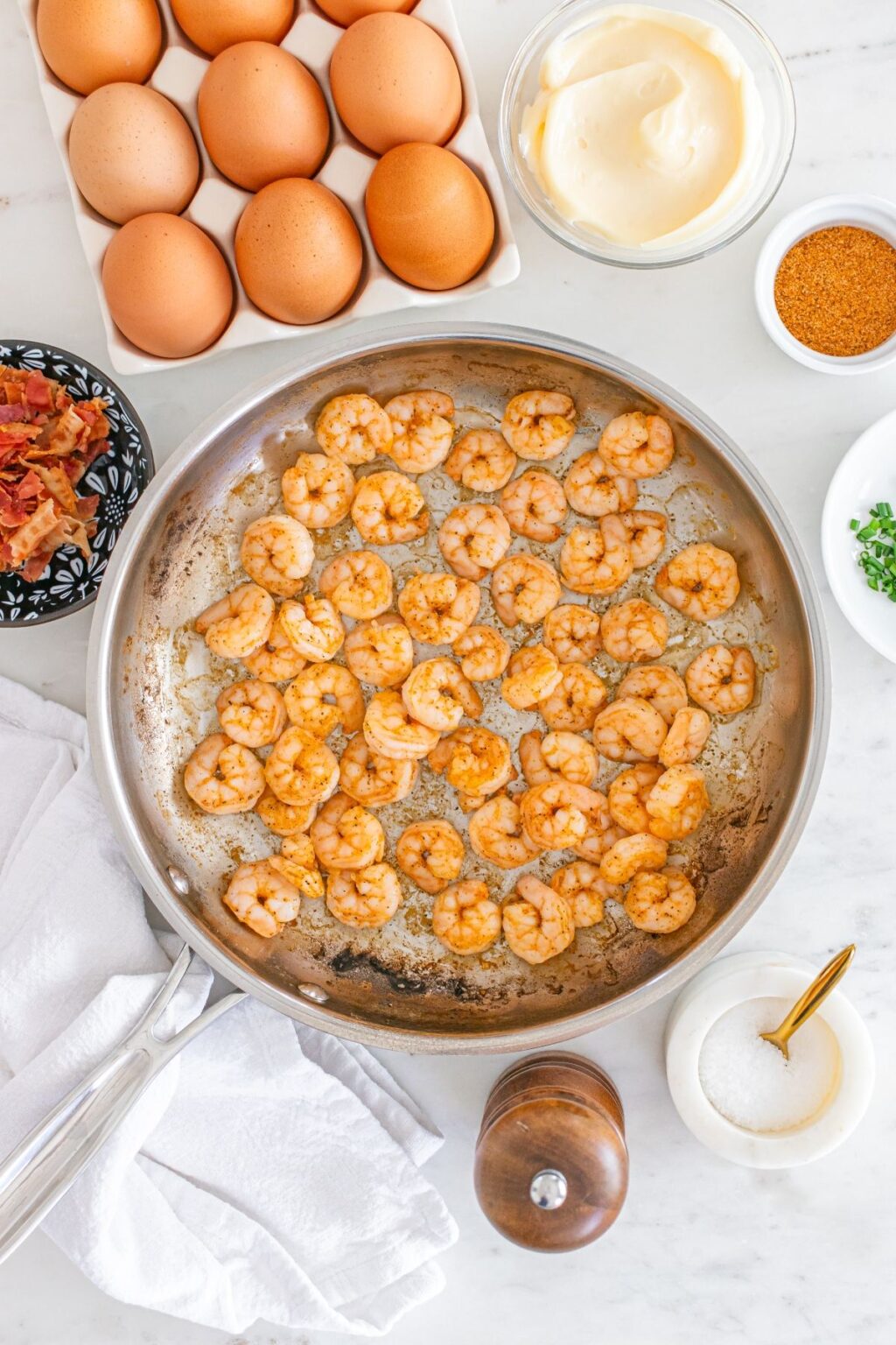 Cajun Shrimp Deviled Eggs