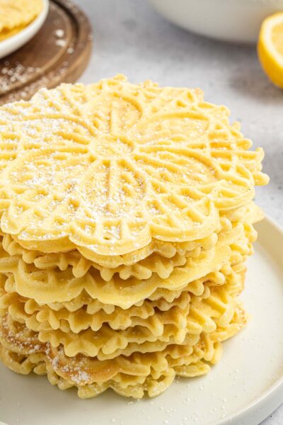 Lemon Pizzelle