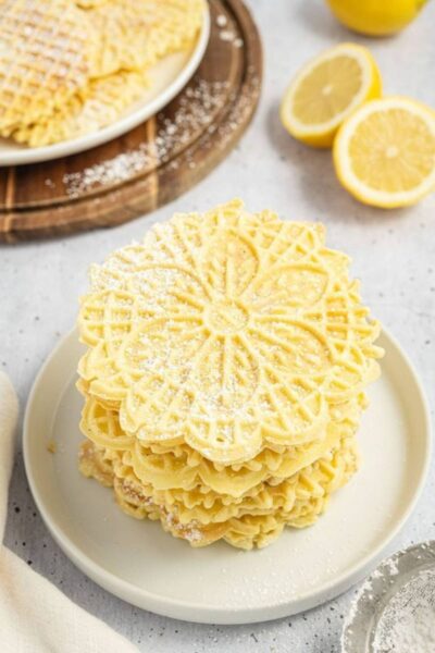 Lemon Pizzelle