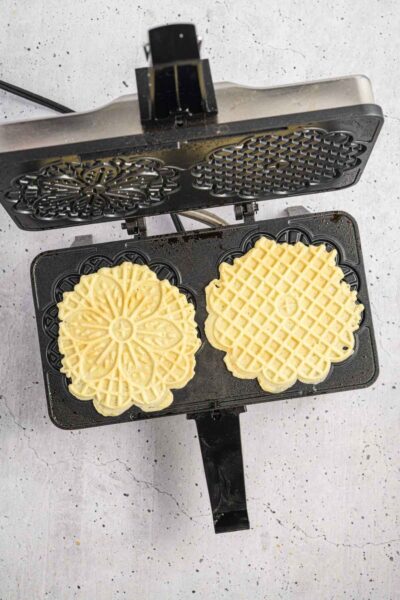Lemon Pizzelle