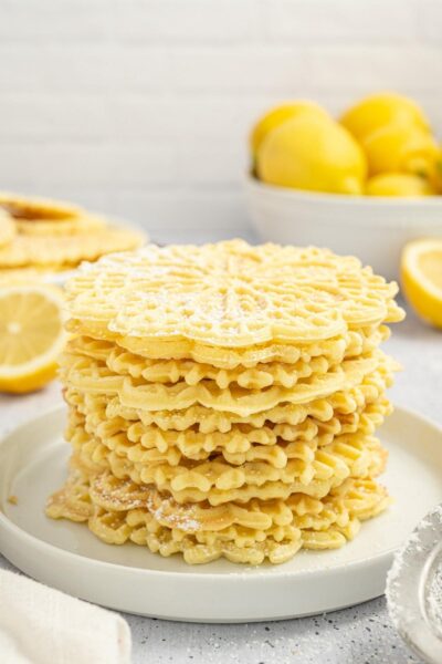 Lemon Pizzelle
