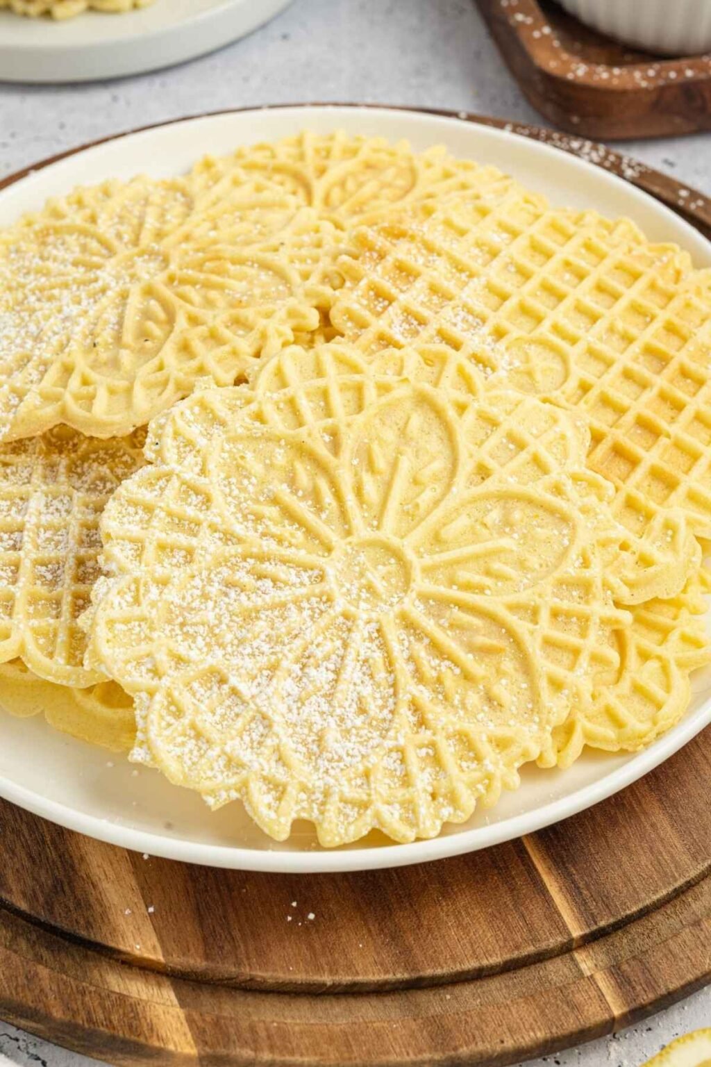 Lemon Pizzelle